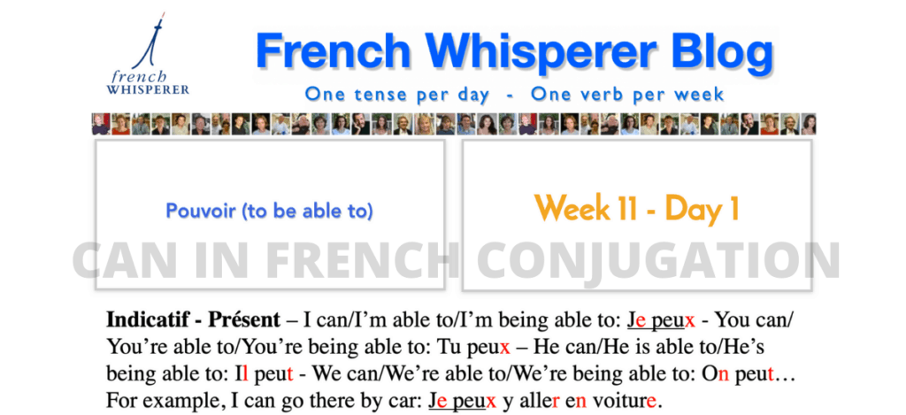can in french conjugation - 41 life-changing weeks - Week11 - Day1 ...