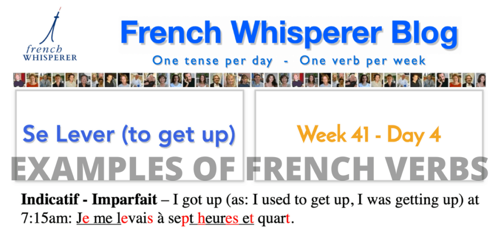 Examples of french verbs - 41 life-changing weeks - Week41 - Day4 ...