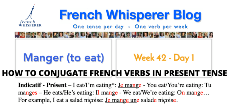 How to conjugate french verbs in present tense - 41 life-changing weeks ...
