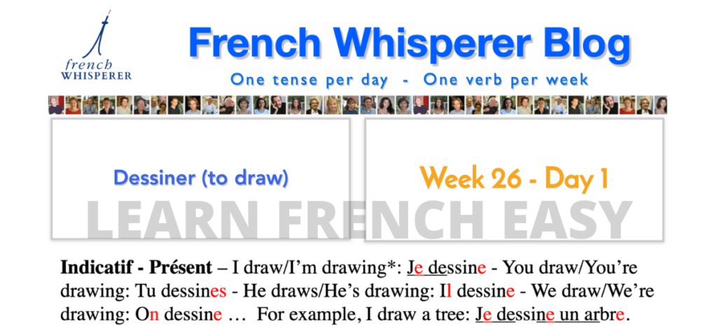 Learn french easy - 41 life-changing weeks - Week26 - Day1 - French ...