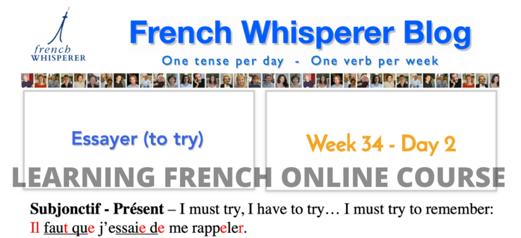 Learning french online course - 41 life-changing weeks - Week34 - Day2 ...