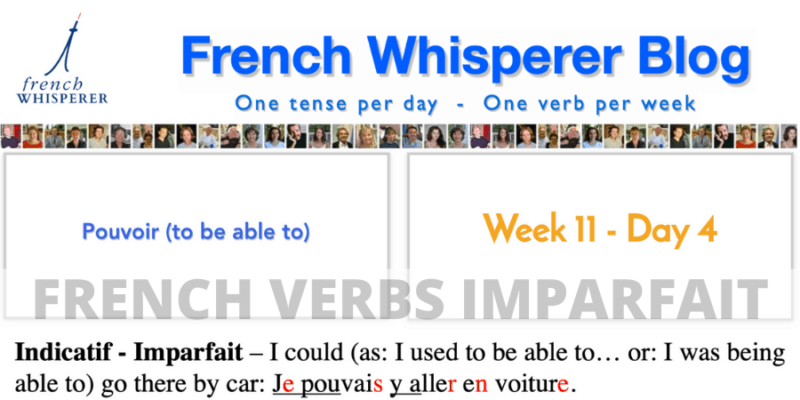 french verbs imparfait - #1 life-changing week - Week11 - Day4 - French ...