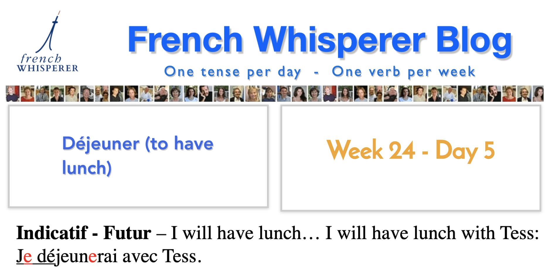 Learn french online classes - 41 life-changing weeks - Week24 - Day5 ...